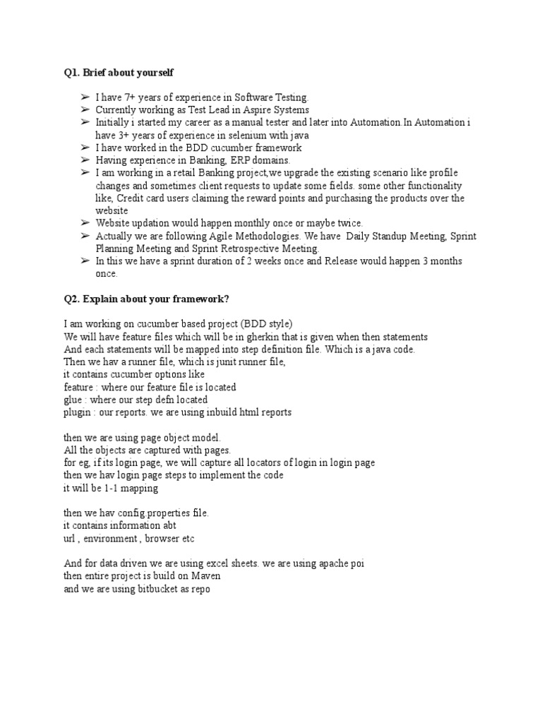 Interview Questions Selenium Automation Pdf X Path Class Computer Programming 
