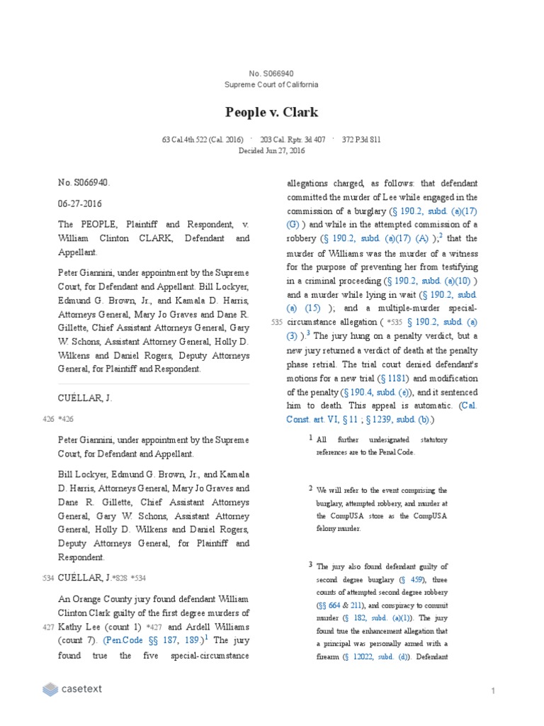 California Supreme Court Ruling | PDF | Witness | Testimony