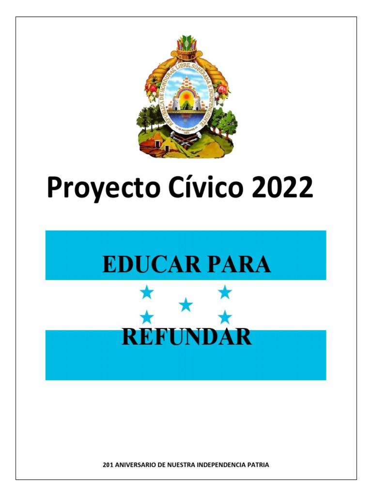 Proyecto Civico Educar para Refundar | PDF | Honduras | Amor