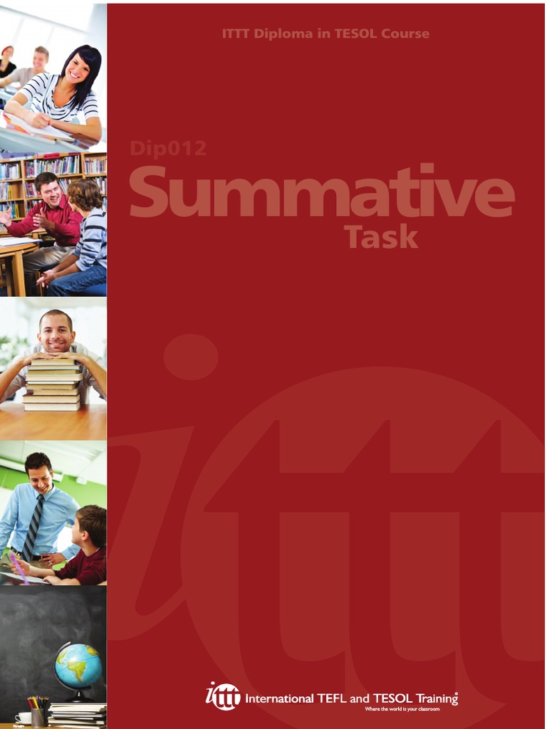 Dip Summative Task | PDF | Language Education | English As A Second Or Foreign Language