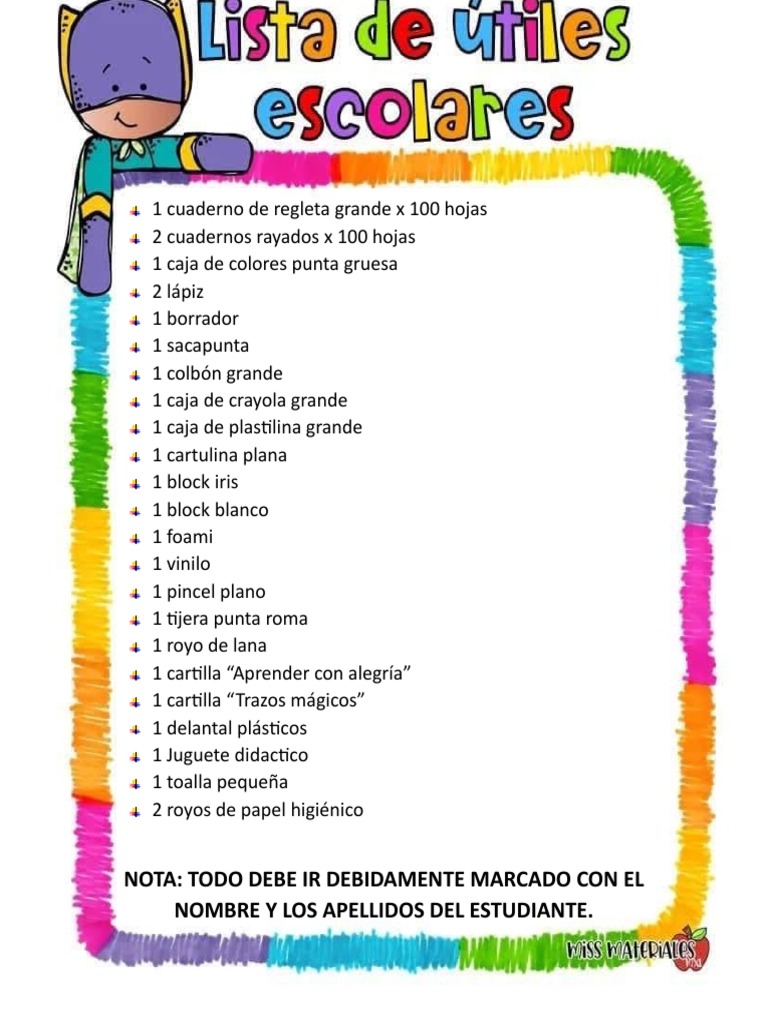 1 Cuaderno de Regleta Grande X 100 Hojas | PDF