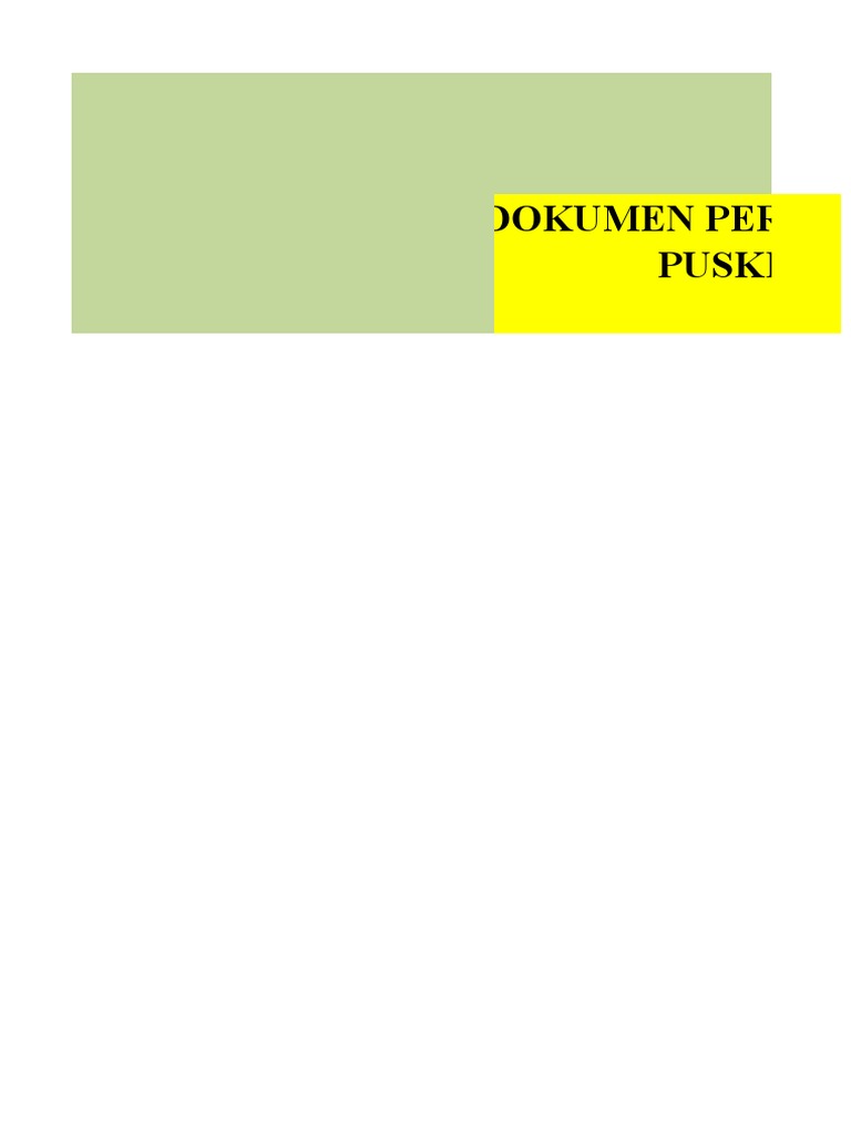 Format Dokumen PTP Puskesmas | PDF | Home & Garden