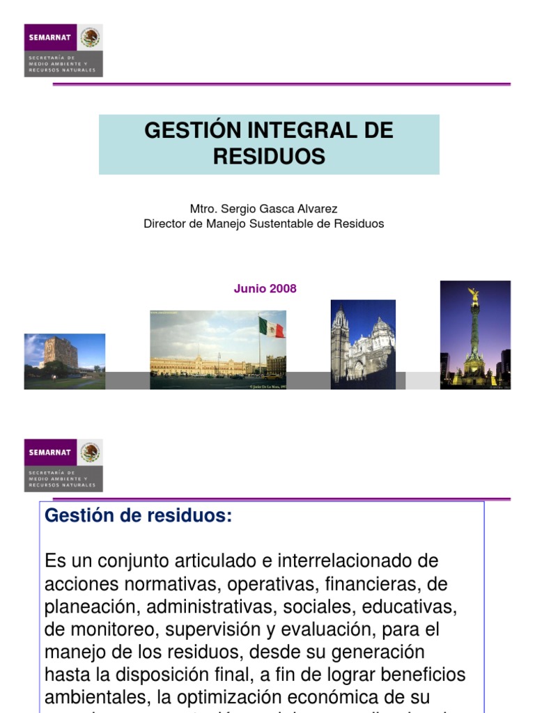 Gestion Integral de Residuos | PDF | Residuos | Gestión de residuos