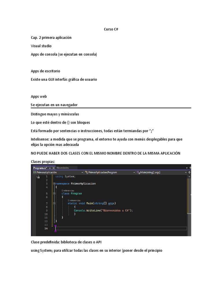Curso C# | PDF | Herencia (Programación Orientada a Objetos) | C Sharp ...