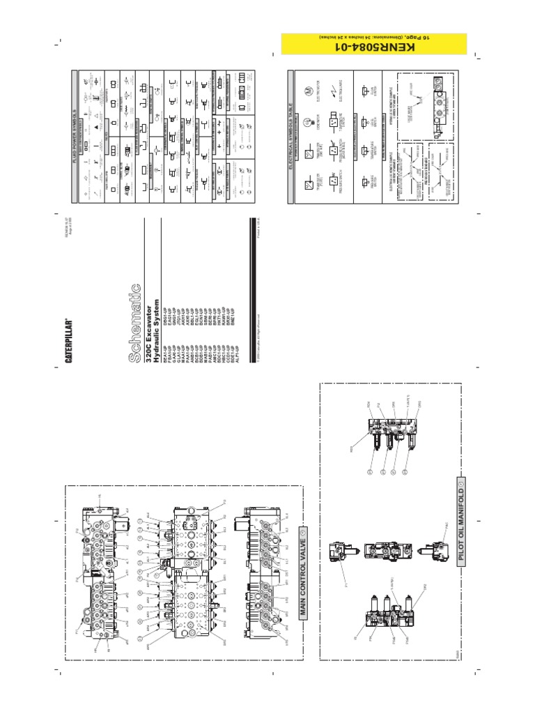 320C and CL Hyd Schematic | PDF | Valve | Pump