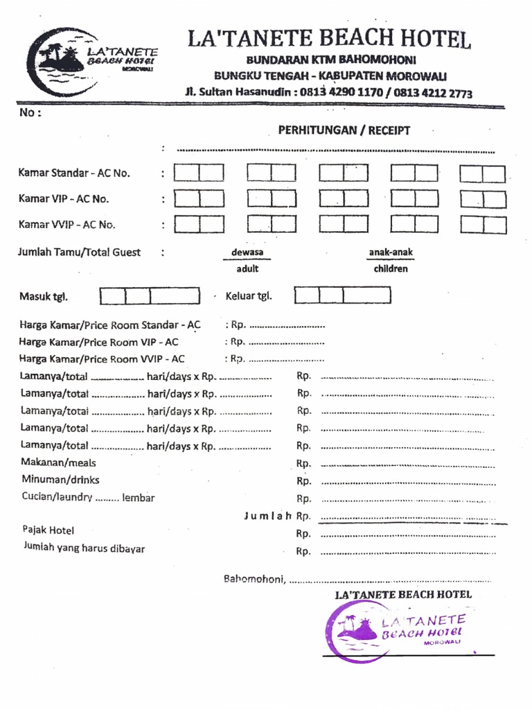 NOTA Hotel Metro | PDF