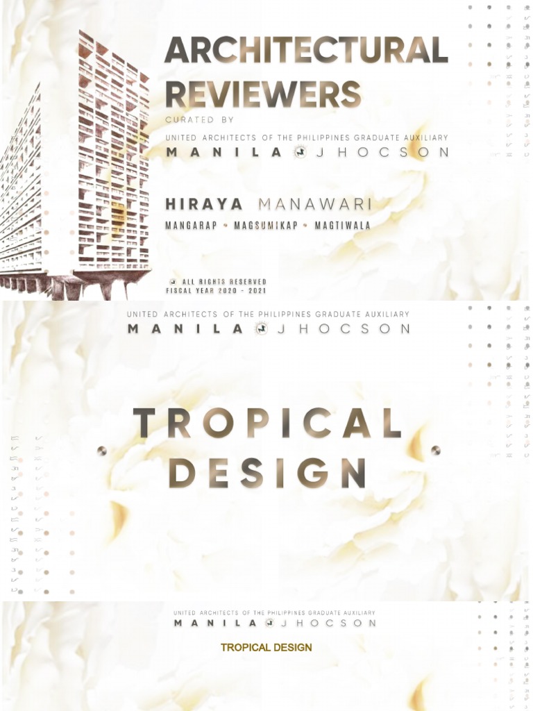 Tropical Design | PDF | Humidity | Building Insulation