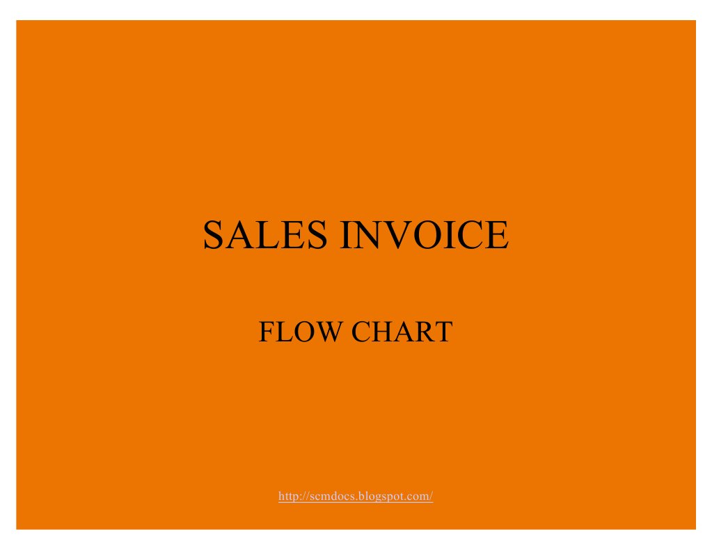 Invoicing Flowchart | Download Free PDF | Invoice | Accounting