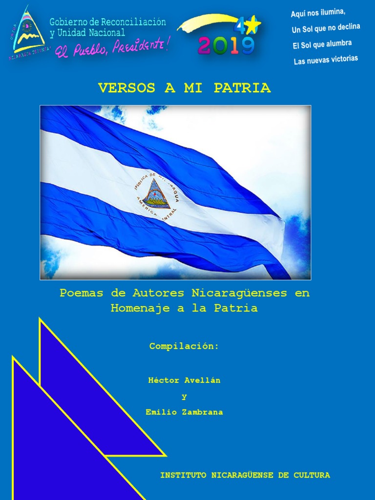 Nicaragua-Versos-A-Mi-Patria-Avellán-Y-Zambrana-Varios Poetas | PDF ...