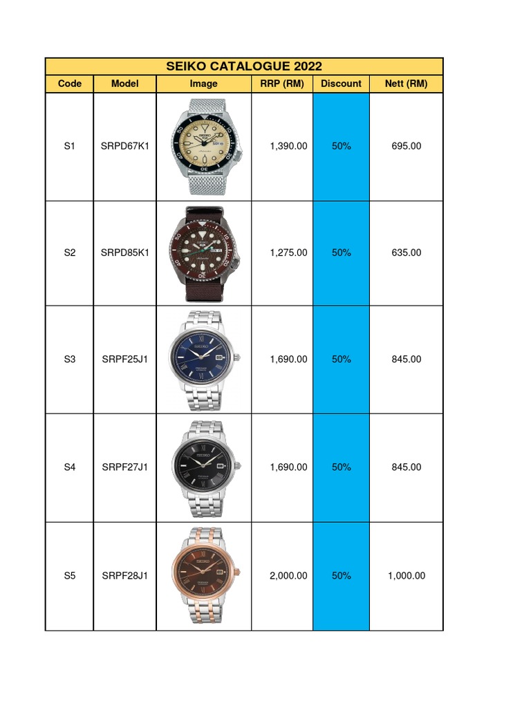 2022 SEIKO Catalogue 24112022 | PDF