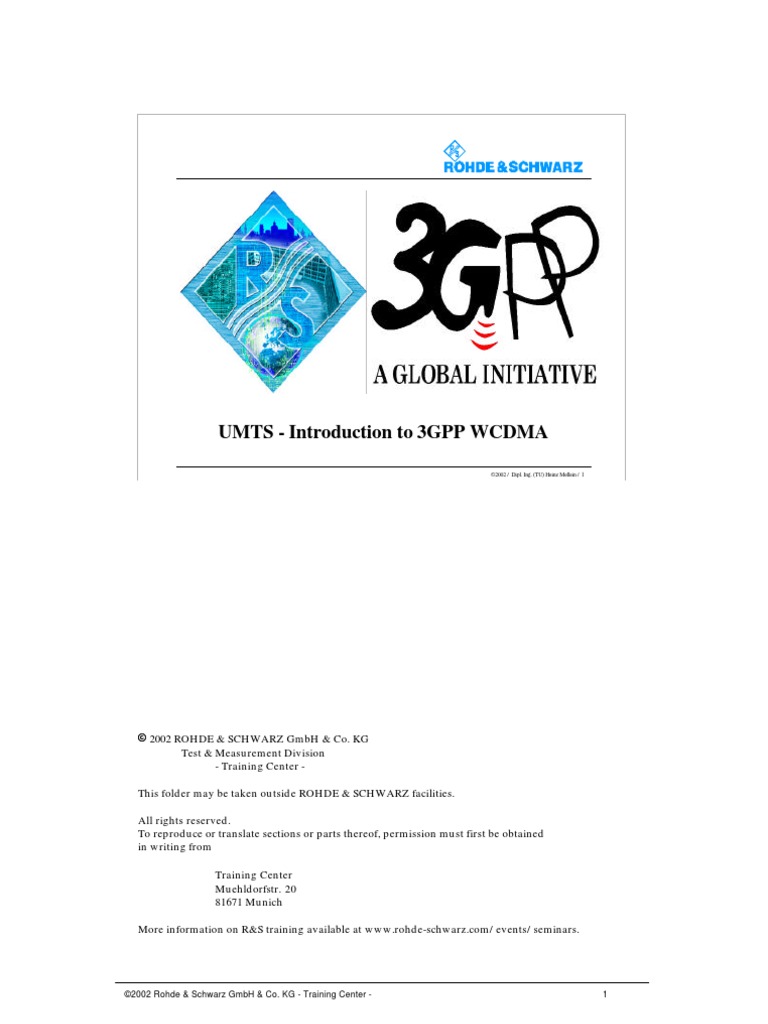 Introduction To 3gpp Wcdma by Rohde & Schwarz | PDF | 3 G | Signal To ...