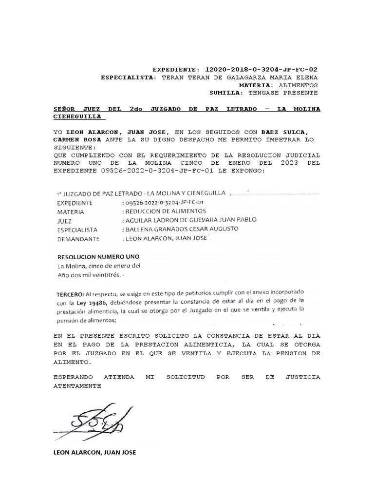 Solicito Constancia de No Adeudo 2023 | PDF