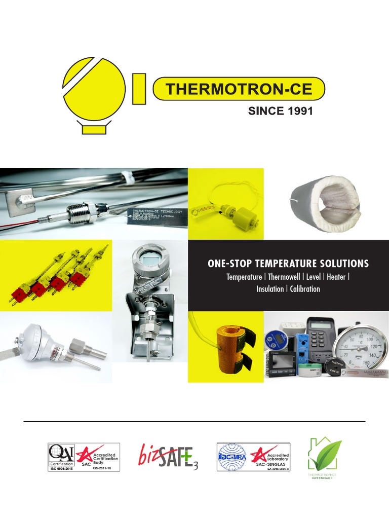 Thermotron CE Catalogue 2022 VOL10 - Midres | PDF | Thermocouple ...