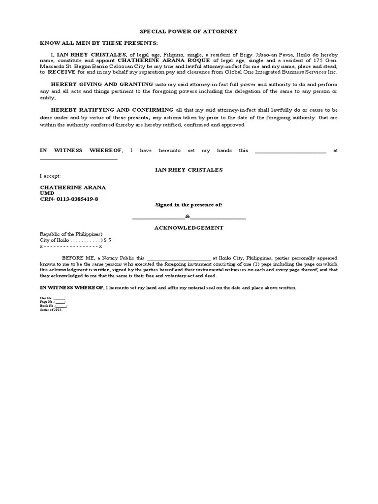 IN WITNESS WHEREOF, I Hereunto Set My Hand and Affix My Notarial Seal ...