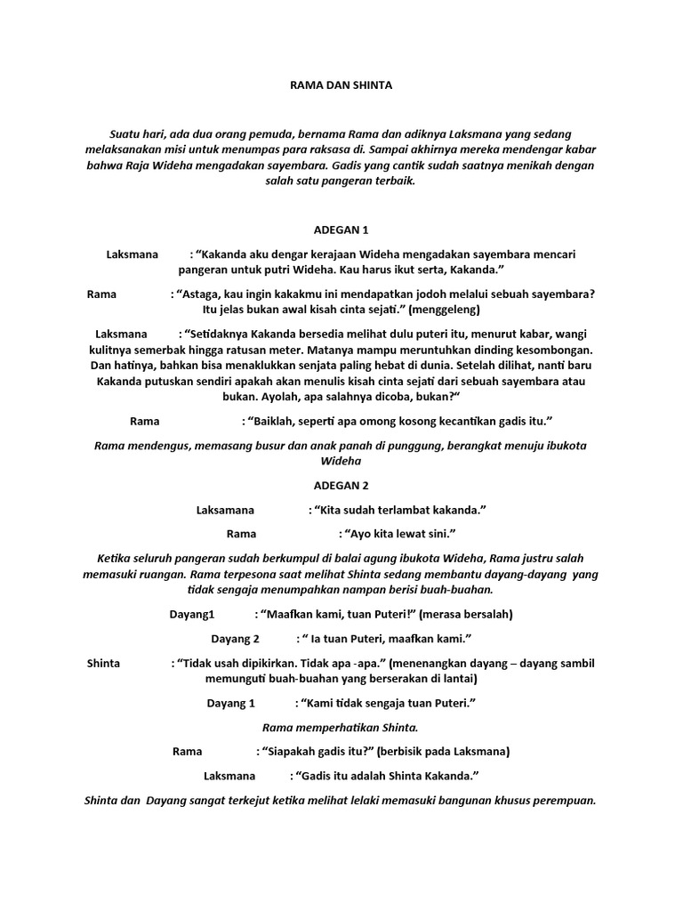 Rama Dan Sinta | PDF