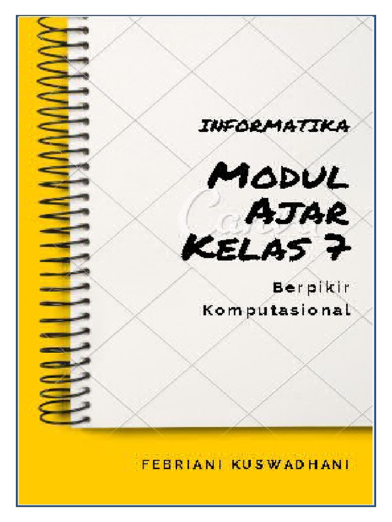 Modu Ajar Informatika 7 BK | PDF