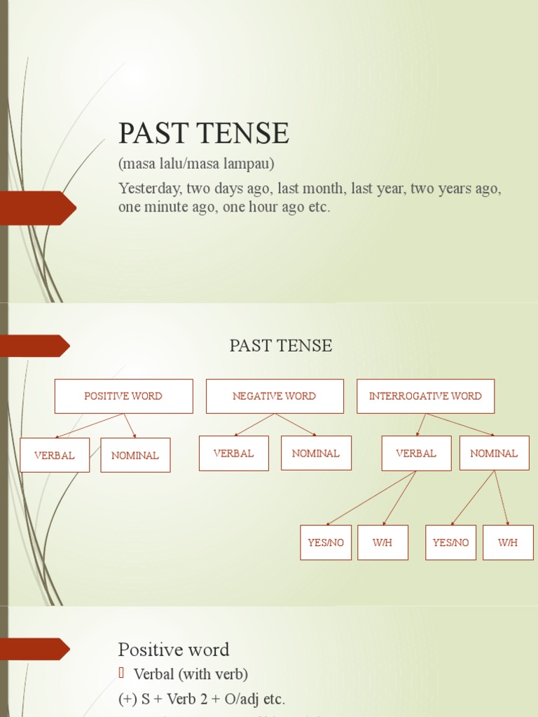 Past Tense | PDF | Verb | Grammatical Tense Past Tense | PDF | Verb | Grammatical Tense