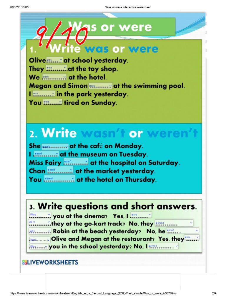An analysis of verb conjugations in the past tense: Determining whether ...