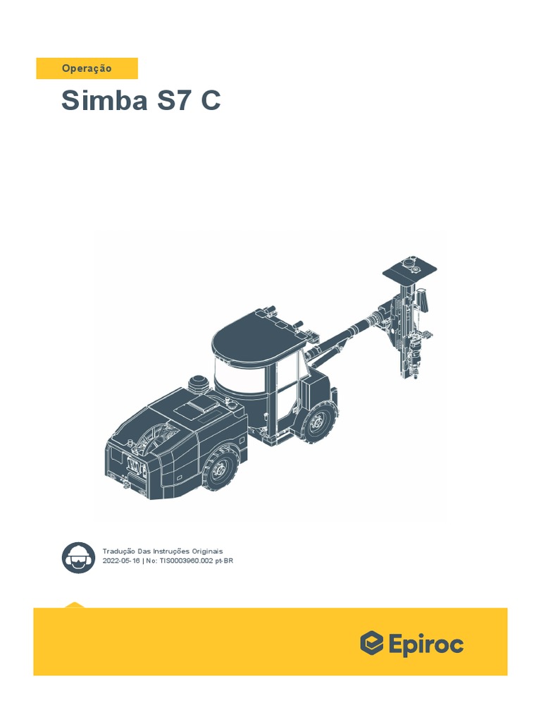 pt-BR Simba S7 C - Operation | PDF | Bomba | Motores