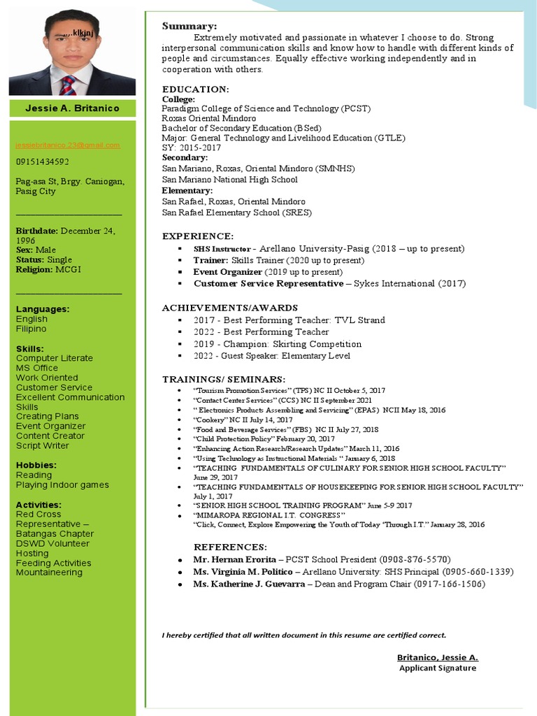 Updated CV | PDF | Cognition | Communication