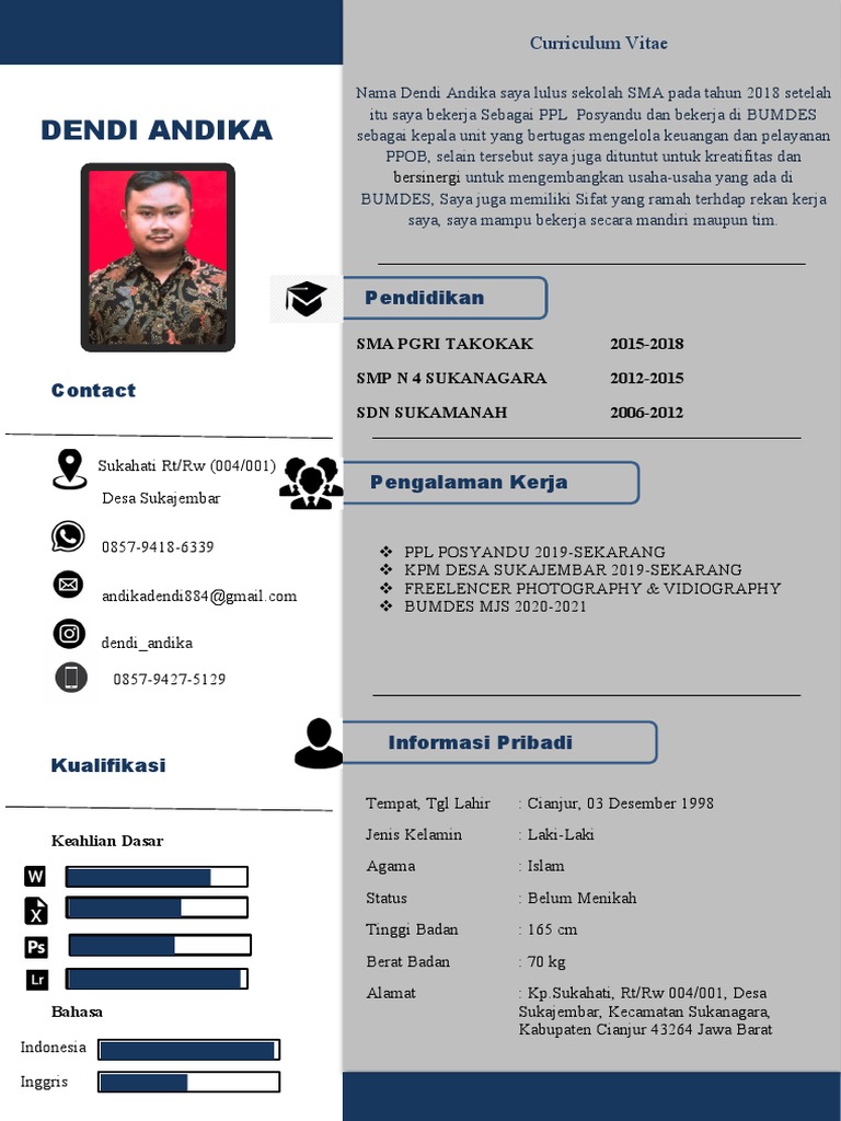 Dendi Andika CV Update 2023 | PDF