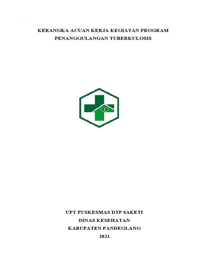 Kak Rencana Program Penaggulangan TB | PDF