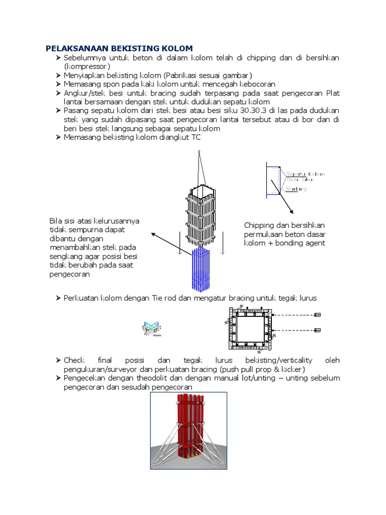Pelaksanaan Bekisting | PDF