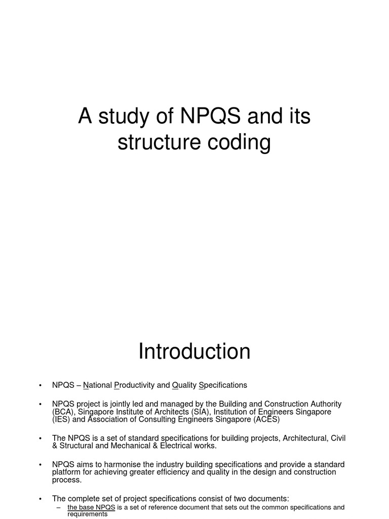 A Study of NPQS and Structure Coding | PDF | Electrical Wiring | Nature