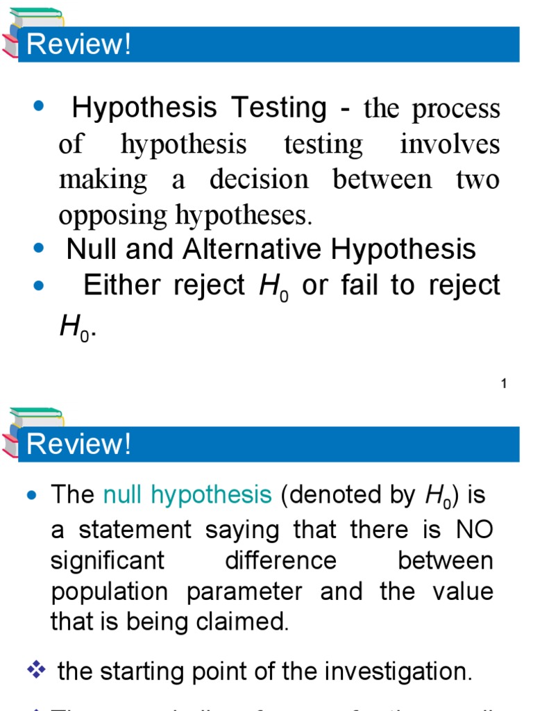 Rejection Region | PDF | Statistical Significance | Type I And Type Ii ...