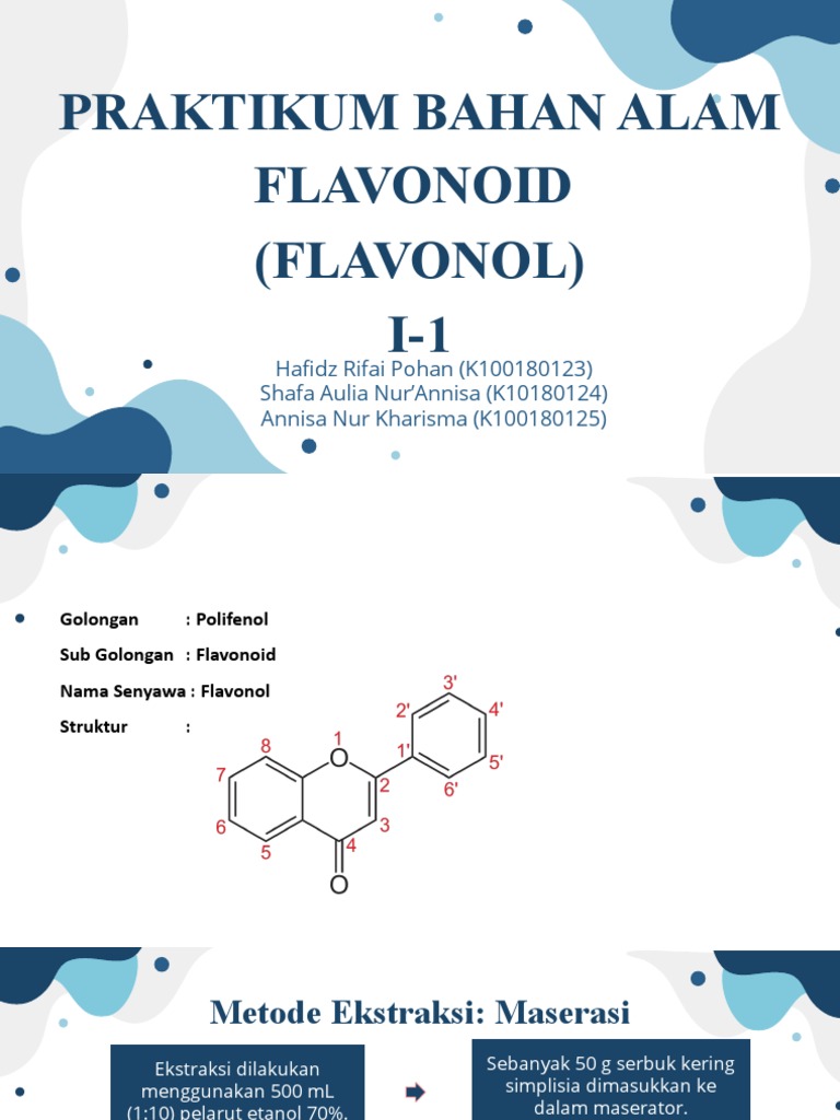 I-1 - Flavonoid - Flavonol | PDF