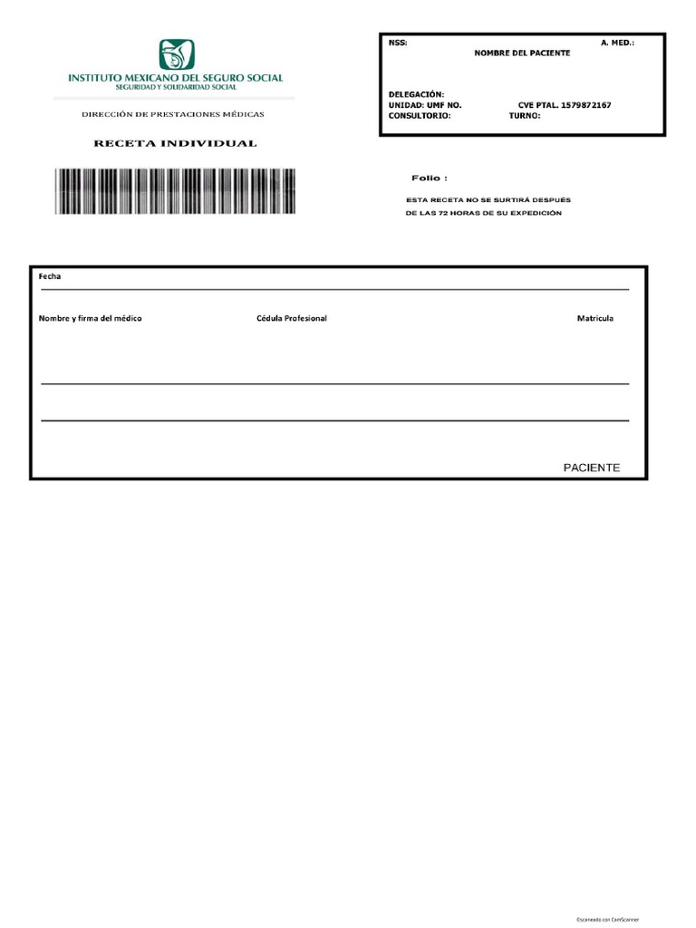 Receta Imss | PDF
