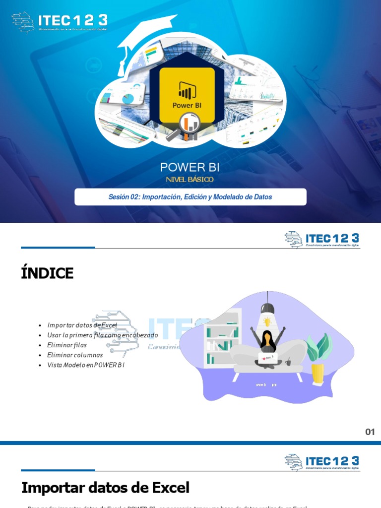 Sesión 02 - Power Bi Básico | PDF | Microsoft Excel | Informática