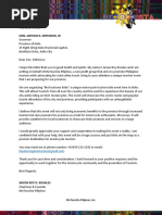 Motorcade Permit Letter | PDF | Government