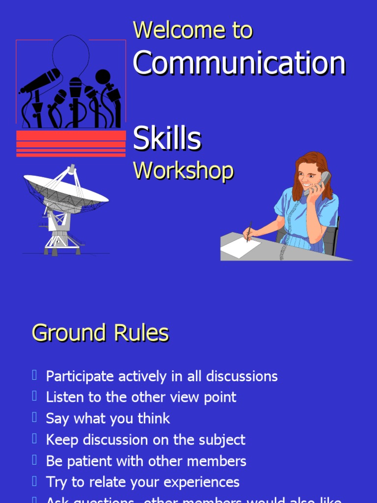 Communication Skills PPT PPT Download Communication Skills Ohp | PDF | Communication | Nonverbal ...