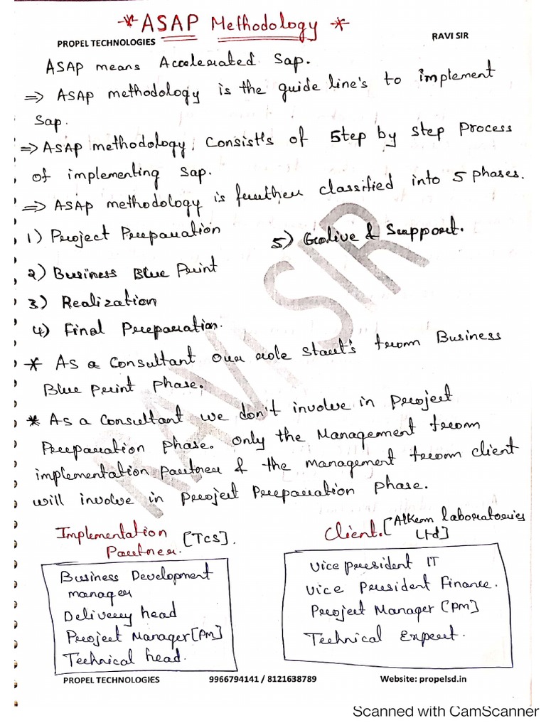 Asap Detail Notes | PDF