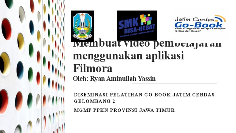 Membuat Video Pembelajaran Menggunakan Aplikasi Filmora | PDF