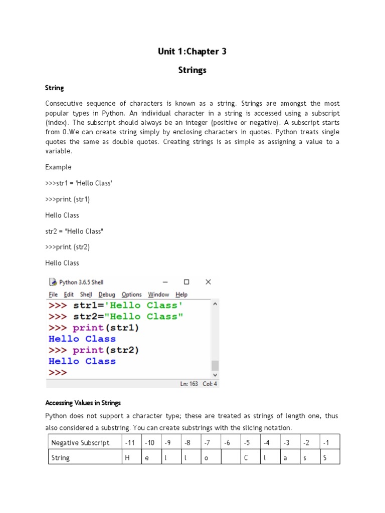 Strings | PDF | String (Computer Science) | Computer Programming