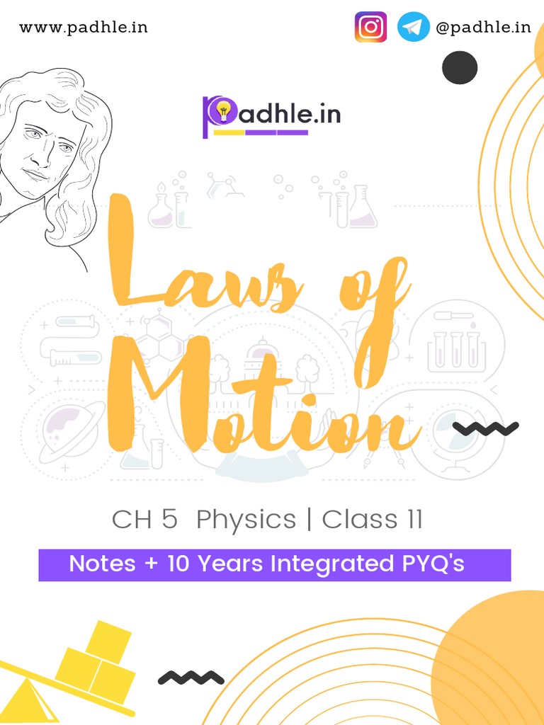 Padhle 11th - Laws of Motion Notes | PDF