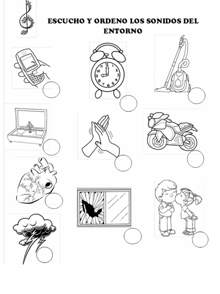 1er, Grado Ordena Los Sonidos | PDF