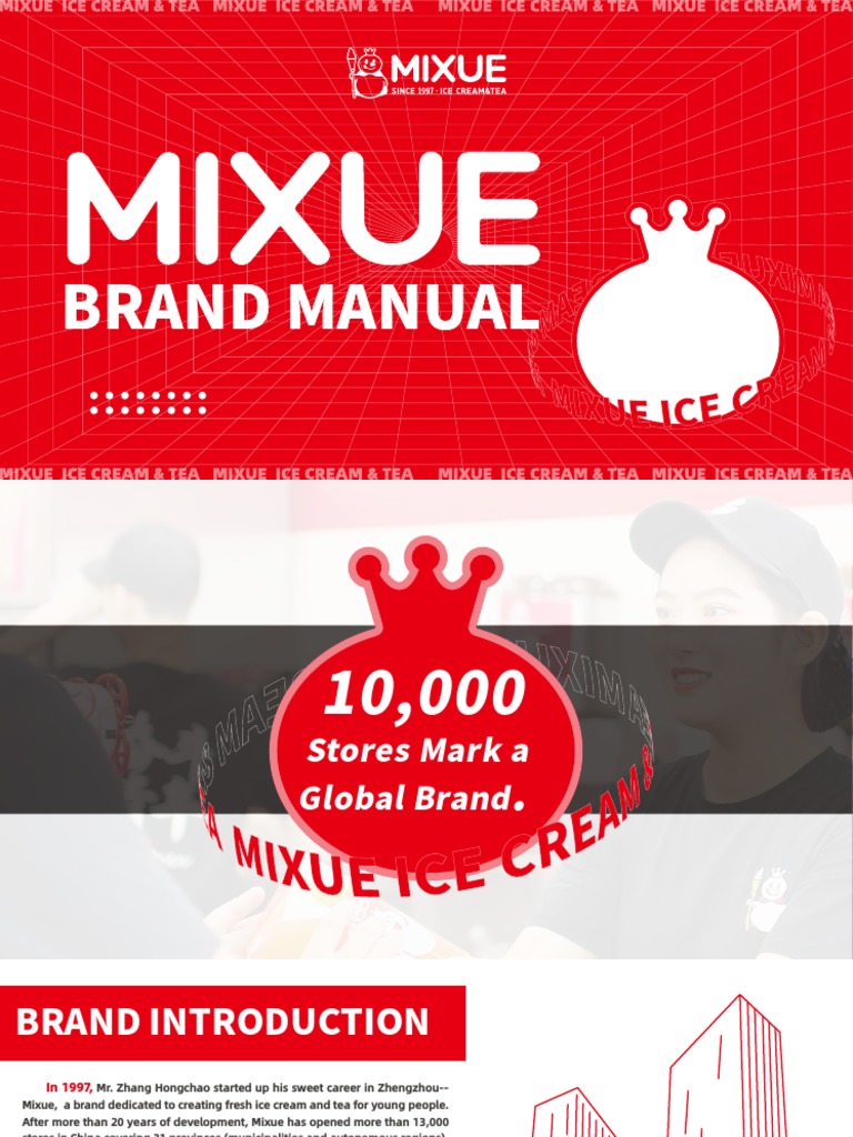 mixue品牌手册英文版 | PDF | Tea | Franchising
