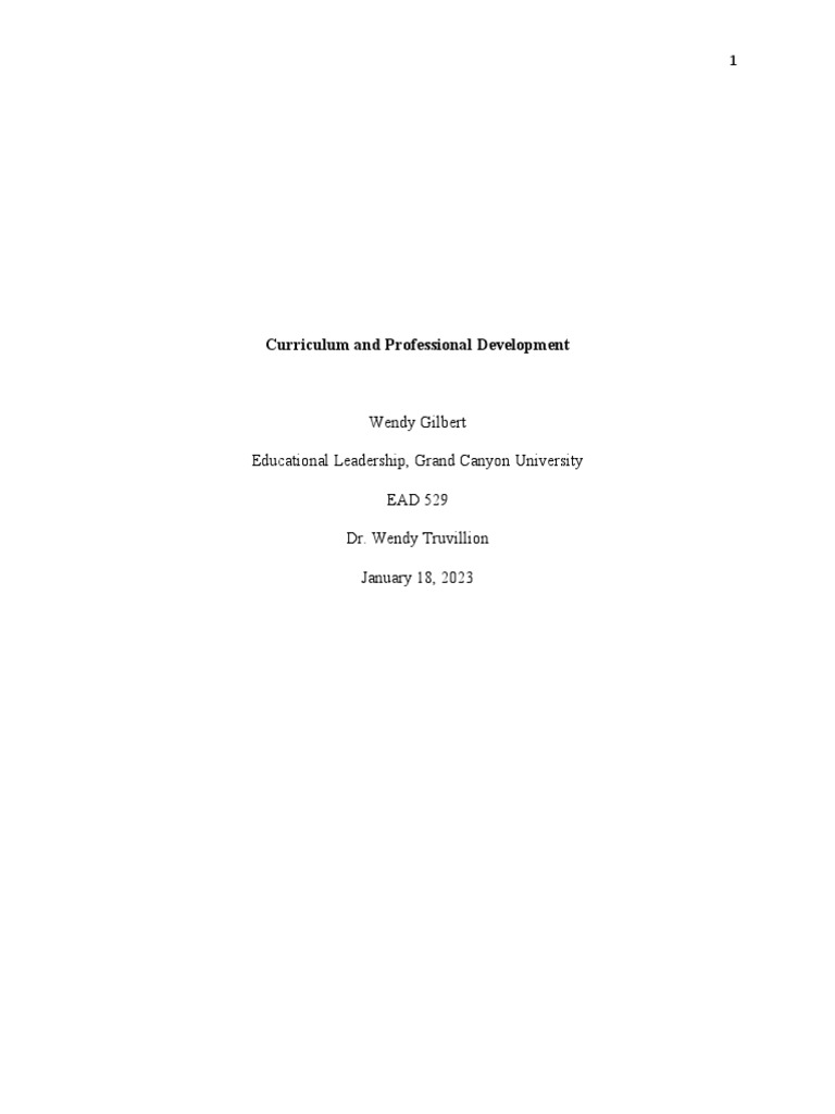 529 Curriculum and Professional Development | PDF | Learning | Behavior Modification