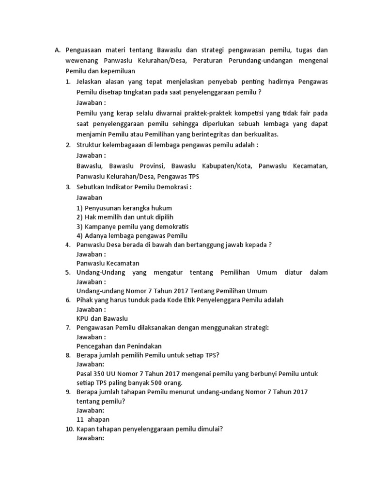 Soal Wawancara | PDF