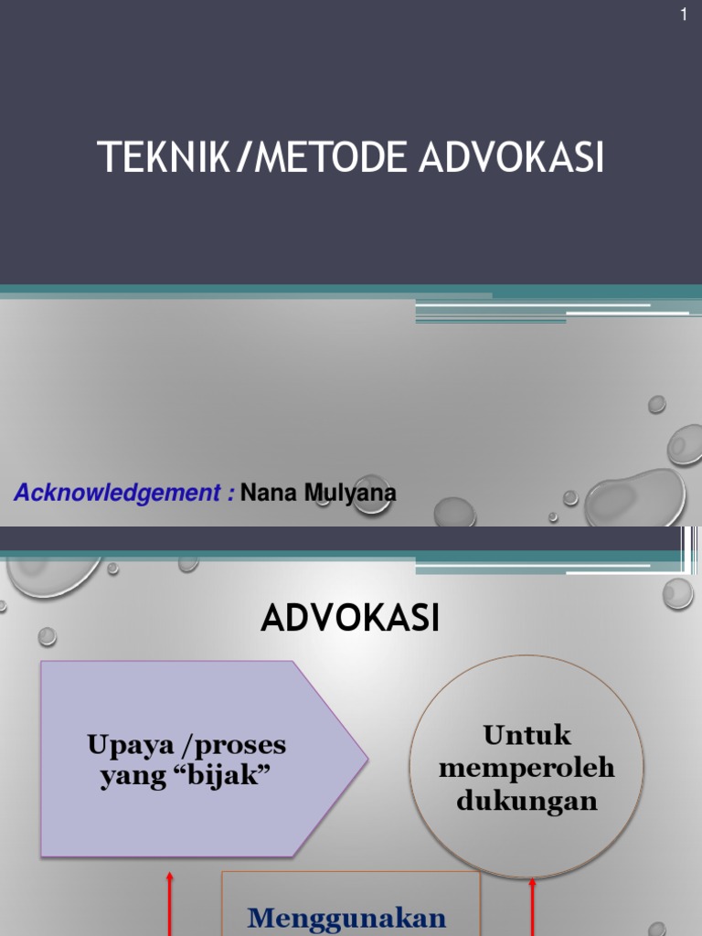 Pertemuan 3 Metode Advokasi | PDF | Ilmu Sosial