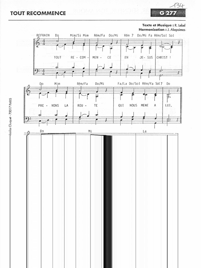 Tout Recommence | PDF