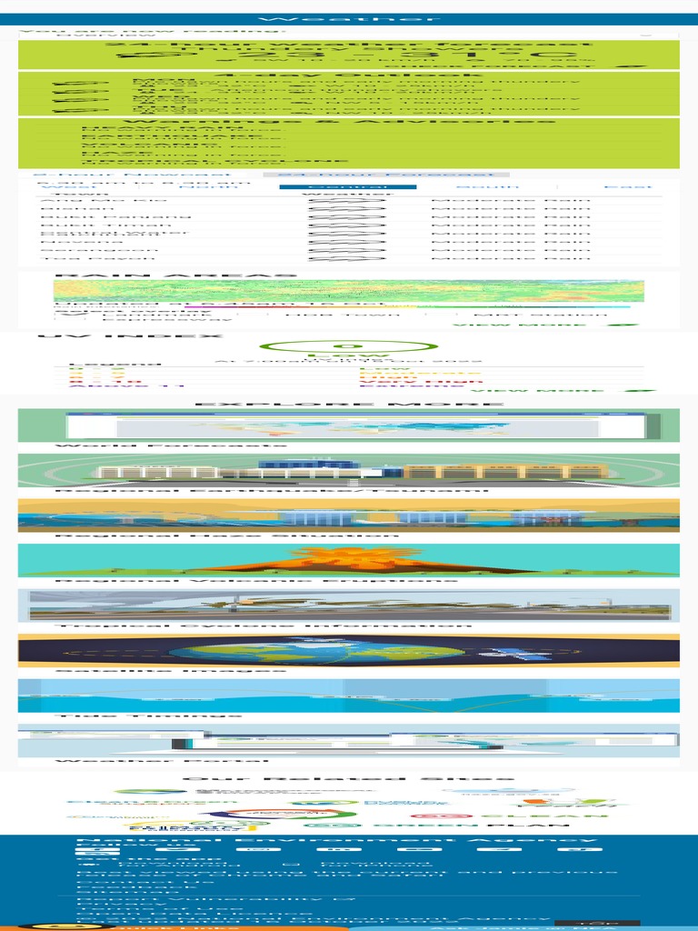 NEA Weather | Download Free PDF | Weather Forecasting | Natural Disasters