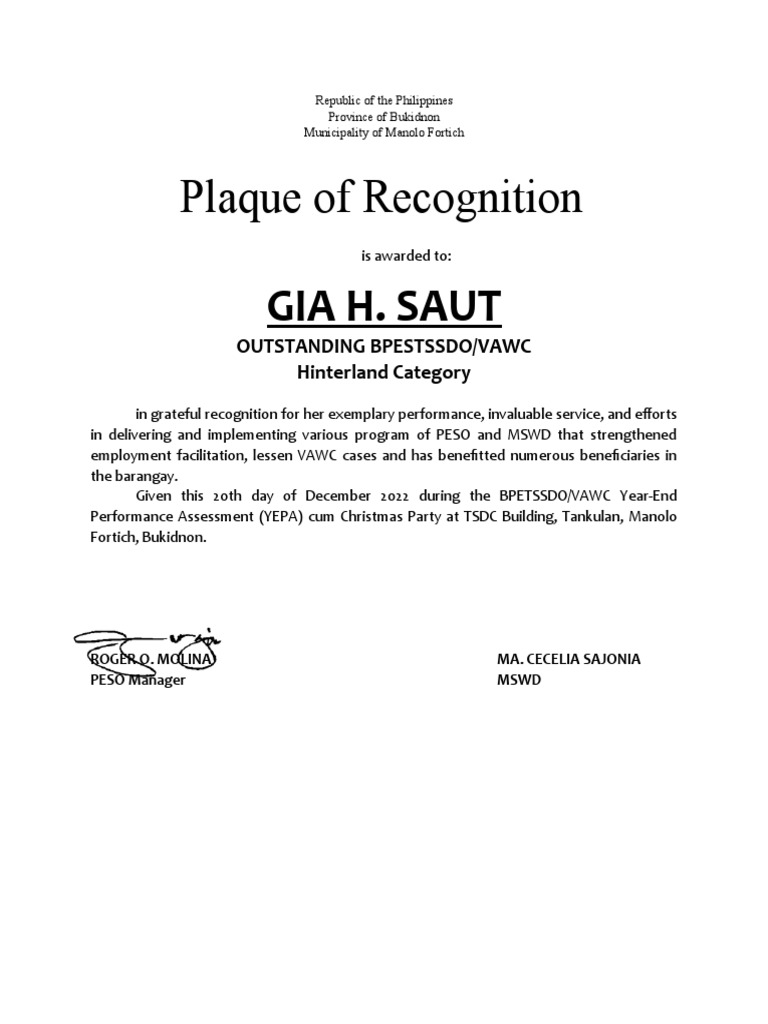 PLAQUE | PDF