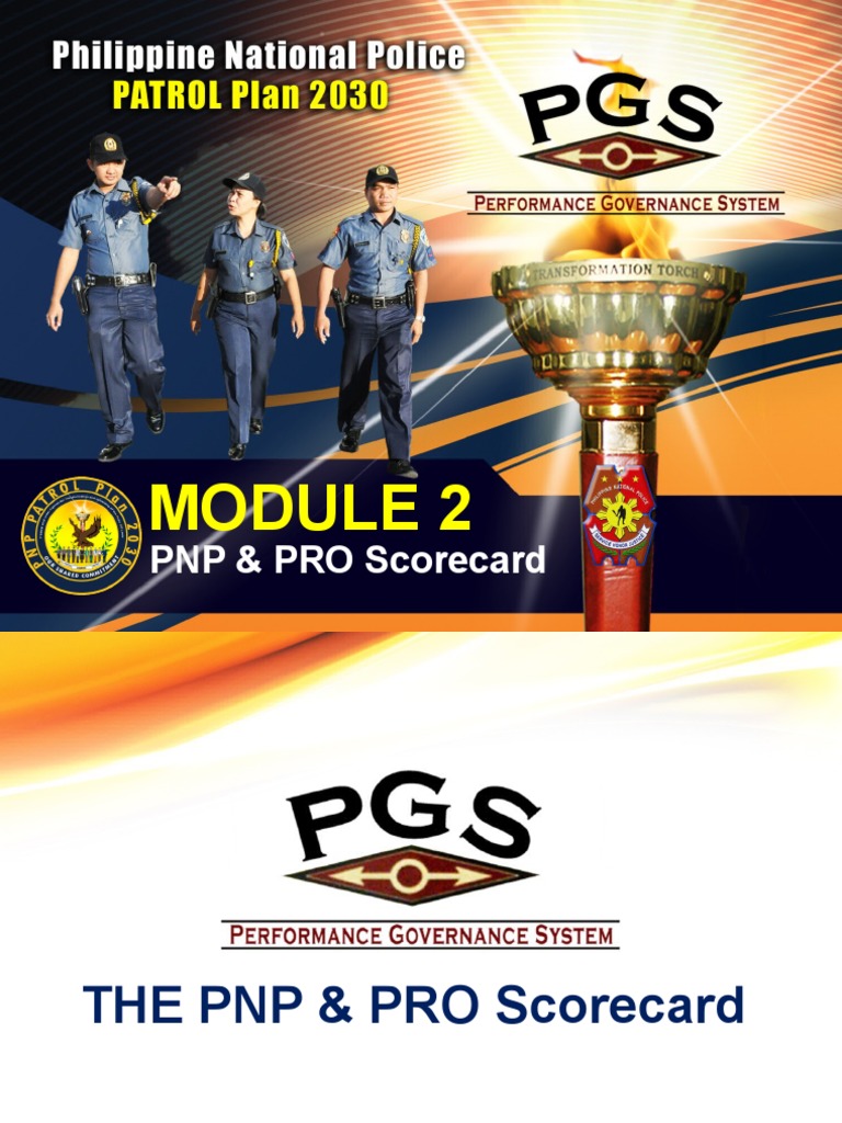 Module 2 PNP Pro Scorecard | PDF | Policy | Evaluation