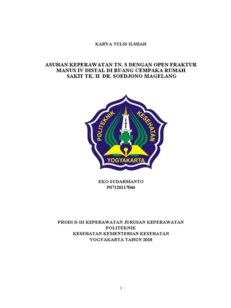 Asuhan Keperawatan Open Fraktur Manus | PDF