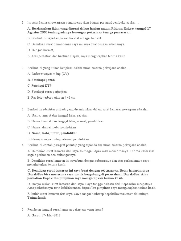 Soal B Indo Kelas 12 | PDF