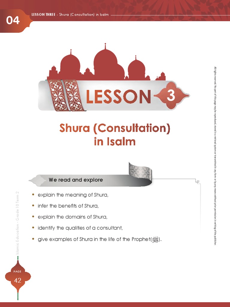 Shura in Islam | PDF | Shura | Abrahamic Religions